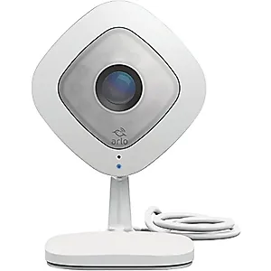 arlo Q VMC3040-100NAR 1080p HD Cam with Audio, White (Renewed)
