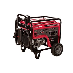 Honda 664360 EM6500SX 120V/240V 6500-Watt 389cc Portable Generator with Co-Minder