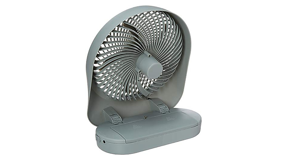 O2 Cool Fan 8 inch Battery or Electric Operated Indoor/Outdoor Portable ...