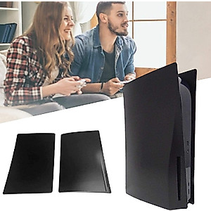 erticvtiu LINhuahua Skin Shell Case Cover Replacement Plate for PS5 Game Gaming Console Anti-Scratch Dustproof Accessories