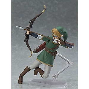 Good Smile The Legend of Zelda Twilight Princess Link (Deluxe Version) Figma Action Figure, 180 months to 1188 months