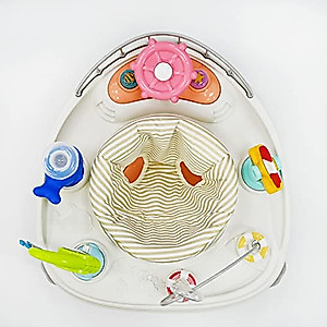 Storkcraft Imagination 3-in-1 Activity Center (Desert Sand) - Interactive Activity Center with Toy Tray, Rocking Function, and Jumping Board for Toddlers and Infants