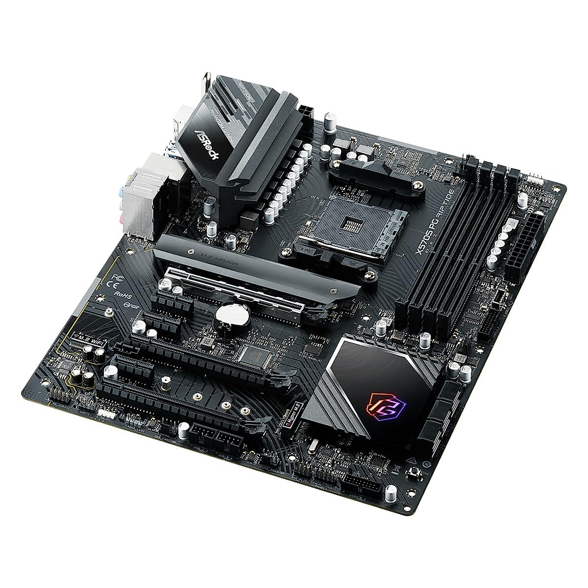 Asrock X570S PG Riptide AMD X570 AM4 Socket Ryzen DDR4 5000+ (OC) MHz 128 GB Motherboard ATX SATA3 6.0 Gb/s