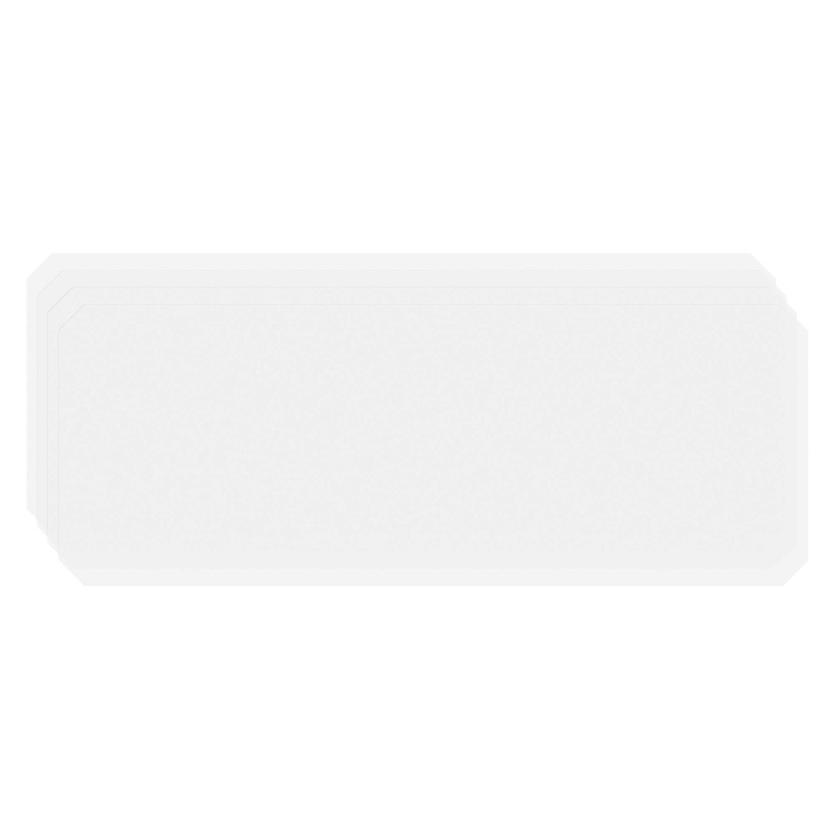 Shelf Liners for 18" X 48" Shelf, Opaque Plastic Plastic, 4-Pack
