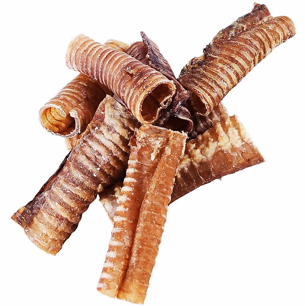 hotspot pets Premium 6'' Beef Trachea for Dogs Large - All Natural Long Lasting Dog Chews Rich in Glucosamine & Chondroitin 100% Beef Chews Single Ingredient Grass Fed Dog Treats - (8 Count)