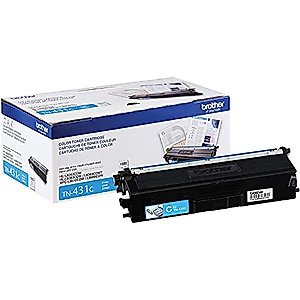 Brother Printer TN431C Standard Yield Toner-Retail Packaging, Cyan, Pack of 4