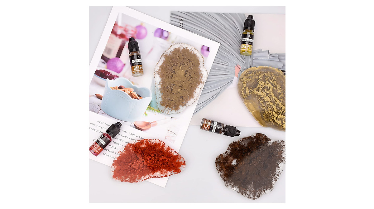 Metallic Alcohol Ink Set - 12 Shimmering Colors