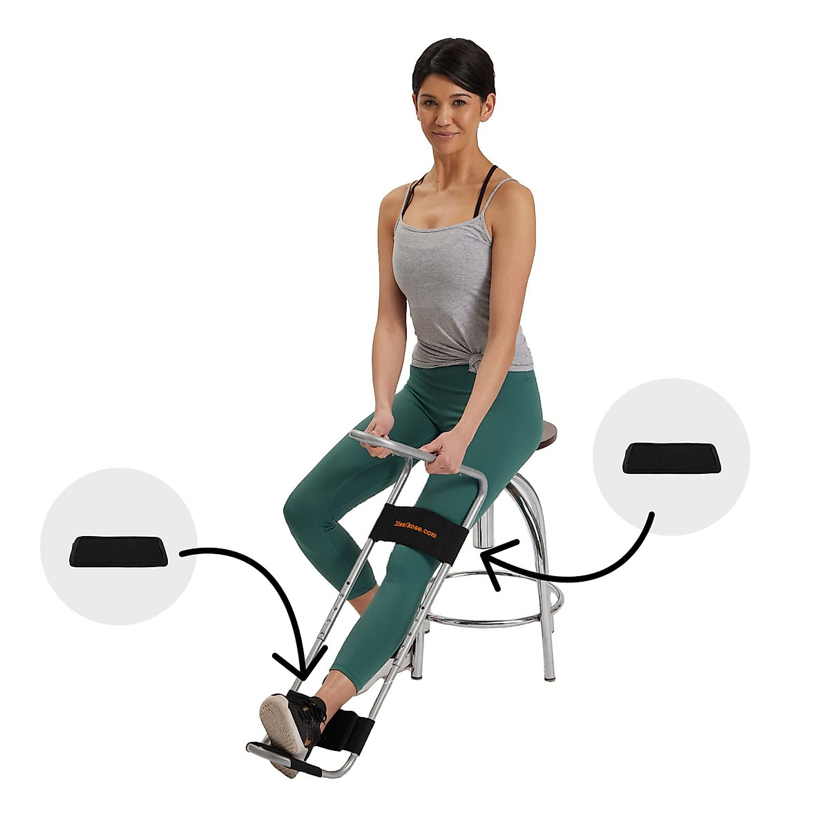 IdealKnee Two Pad - Advanced Knee Extension & Pain Relief Device - Endorsed by PTs & Surgeons - Ideal for ACL, MCL Recovery, Athletes, Therapy & Rehab