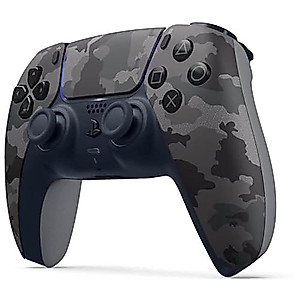 PlayStation Sony 5 DualSense Wireless Controller - Gray Camouflage (Renewed)