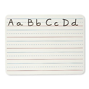 Charles Leonard Dry Erase Board Classroom Pack - Mini Lapboard School Supplies – Set of 12 One-Sided Lined Dry Erasable White Boards, 9x12 Inches (35115)