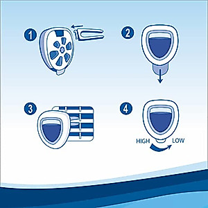 Refresh Your Car Air Freshener, Odor Eliminator, Set of 2 Mini Car Oil Diffusers, Hawaiin Sunrise Scent, Refresh Your Car