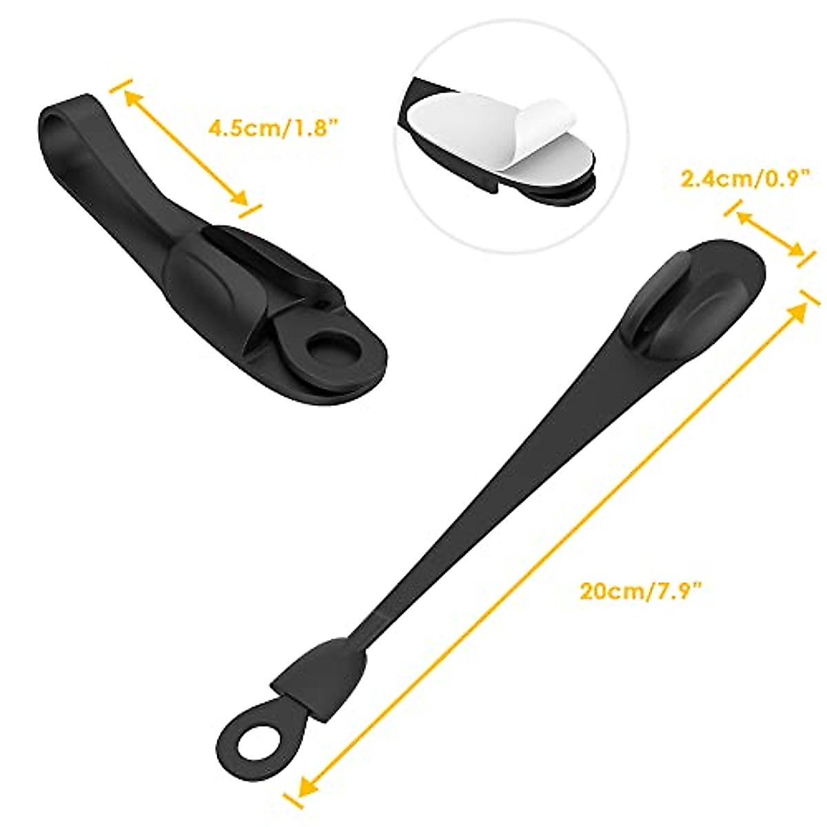 5 Pack Cord Organizer for Kitchen Appliances, Wire Tiday Wrapper Around for Cable Management, Appliance Cord Wrap for Stand Mixers Coffee Maker Pressure Cooker Blender and Fryer, Computer (Black)