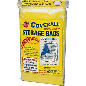 Banana Storage Bags, Heavy Weight, 9 Oversized Bags for Moving, Storing, Protection, (2) Jumbo 60” x 108”, (3) Giant 45" x 96, (4) Large 40” x 73”, Ties Included