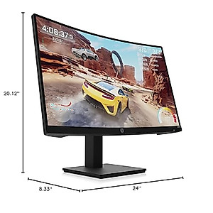 HP 27-inch Curved 165Hz QHD Gaming Monitor (X27qc, Black)