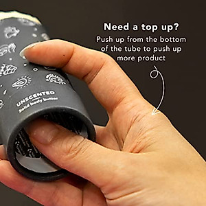 Ethique Nourishing Unscented Butter Block - Moisturizing Tube - Plastic-Free, Vegan, Cruelty-Free, Eco-Friendly, 3.53 oz (Pack of 1)