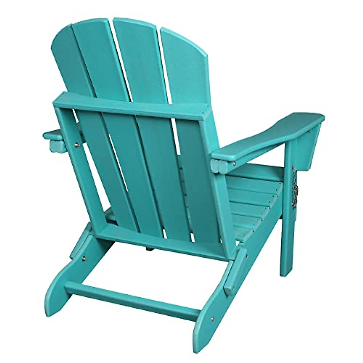 SFYLODS Folding Adirondack Chair Patio Chairs Lawn Chair Outdoor Chairs Heavy Duty Weather Resistant for Patio Deck Garden, Backyard Deck, Fire Pit & Lawn Furniture Porch and Lawn Seating - Turquoise
