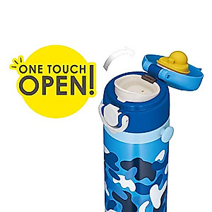 Thermos JOI-500 BL Water Bottle, Vacuum Insulated Kids Travel Mug, 16.9 fl oz (500 ml), Blue