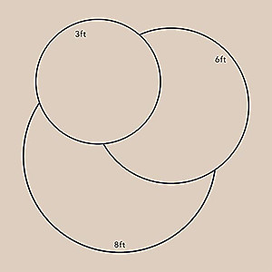 Coastal Farmhouse Flooring - Harlow Tan Round Jute Rug, 3' Diameter