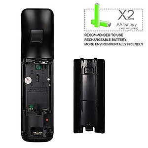 Wireless Remote Controller Gamepad Joystick for Nintendo Wii/ Wii U, w/ Silicone Case & Hand strap (Red)