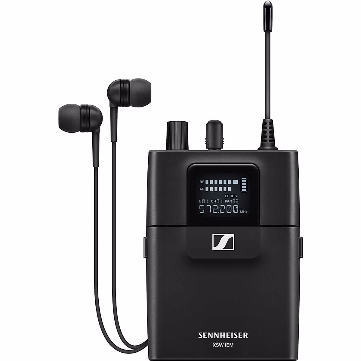 Sennheiser XSW IEM SET Stereo In-Ear Wireless Monitoring System A: 476 to 500 MHz (509146) Bundle with Auray Carrying Bag for Wireless System