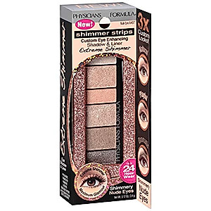 Physicians Formula Shimmer Strips Custom Eye Enhancing Eyeshadow & Eyeliner Nude Naked Eyes