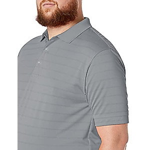 Callaway Men's Basic Short Sleeve Opti-Vent Open Mesh Polo Golf Shirt, Quiet Shade , Large