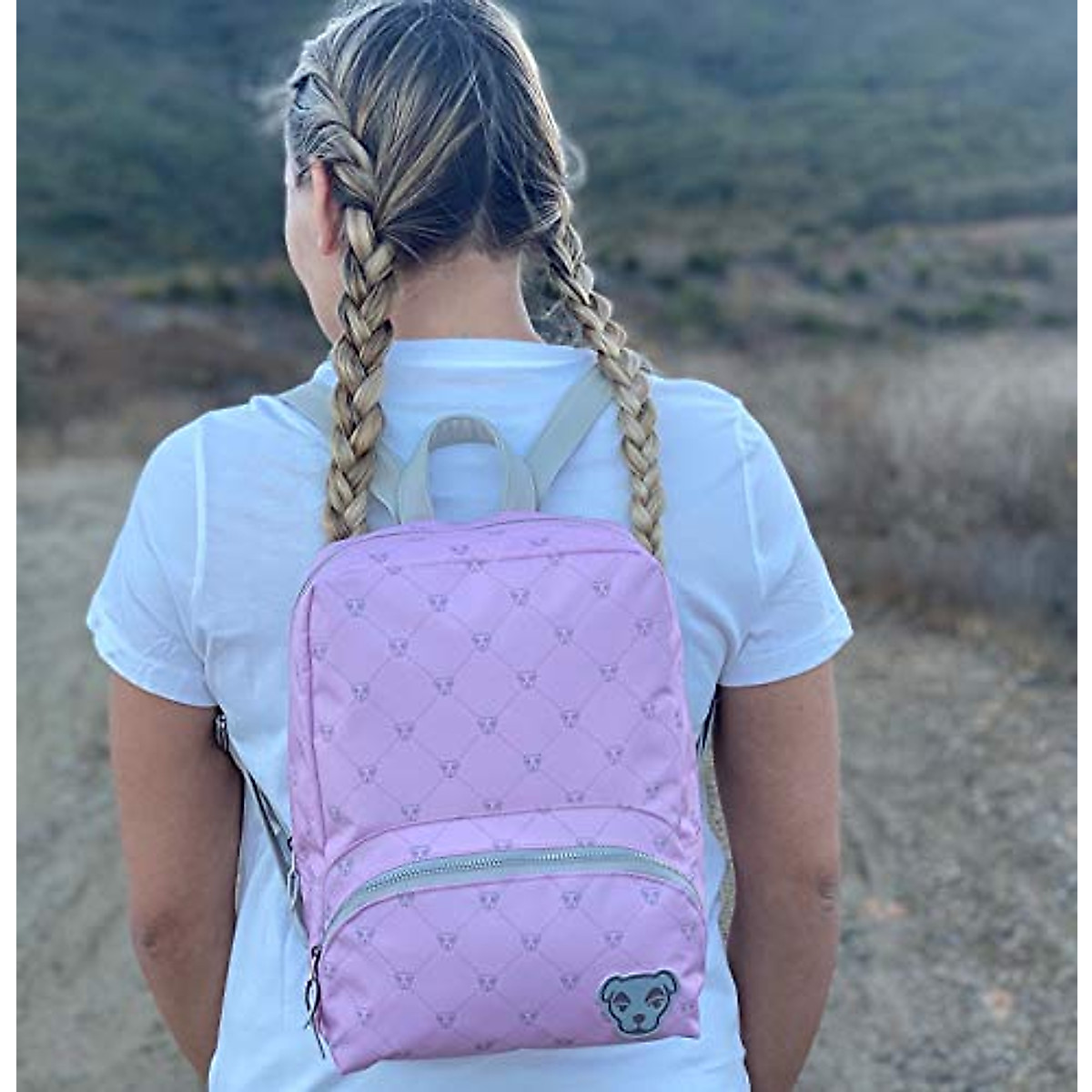 Controller Gear Animal Crossing - Small Backpack Mini Bookbag Travel Bag for Console & Accessories - K.K. Quilted