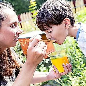 Worldity 14Oz/414ML Glass Jar Containers with Lids and Spoon, Airtight Lid Sealed Storage Container Jar with Scoop for Bath Salt, Sugar, Spice, Coffee, Candy, Pepper(Clear, Set of 2)