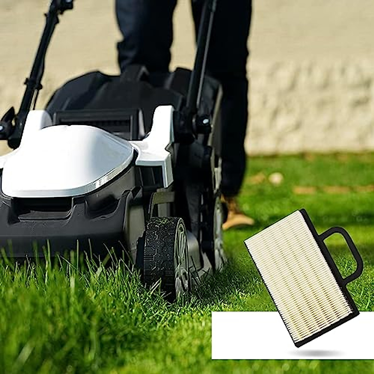 DemJamr MIU11286 499486S Air Filter 492932 Oil Filter Tune Up Kit for 18-26 HP Intek V-Twins Engine JD LA120 LA130 LA140 LA150 L120 LA145 D130 D140 GY20575 GY21056 Lawn Mower