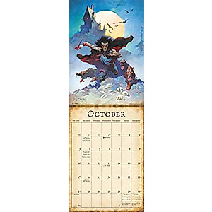 2021 The Fantasy Art of Frazetta 16-Month Wall Calendar