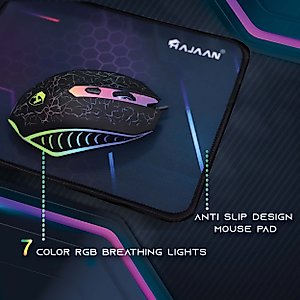 HP Custom Built RGB Lights PC ProDesk Desktop Computer Intel Core i5 4570 Quad-Core Processor 8GB RAM 512GB SSD Windows 10 Pro Wi-Fi Gaming PC Keyboard & Mouse (Renewed)