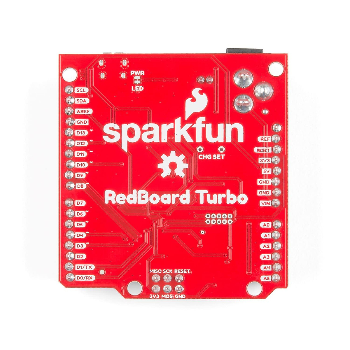 SparkFun RedBoard Turbo -SAMD21 Development Board Powerful microcontroller Qwiic Connect System Integrated Regulated LiPo Charger Compatible with Arduino Micro-B USB Interface Power UF2 bootloader