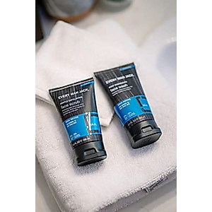 Every Man Jack Daily Energizing Face Wash for Men - Deeply Cleanse, Moisturize, and Revive Dry, Tired Skin with Hyaluronic Acid and Caffeine - 5 oz Men's Face Wash - Twin Pack