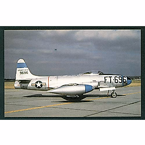 Lockheed F-80 Shooting Star First USAF Jet Combat Interceptor Korean War Aircraft Postcard
