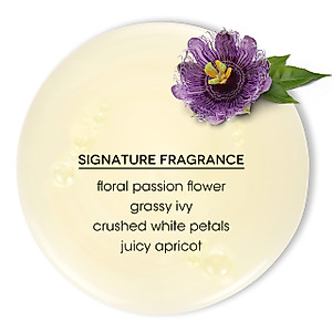 Bain de Terre Passion Flower Color Preserving Shampoo, for Vibrant Color & Protection from Fading, with Argan & Monoi Oils, Paraben-free, Vegan, 13.5 Fl Oz