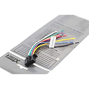 Xtenzi Car Radio Wire Harness Compatible with JVC Select KD/KW Series CD DVD Navigation in-Dash - XT91123
