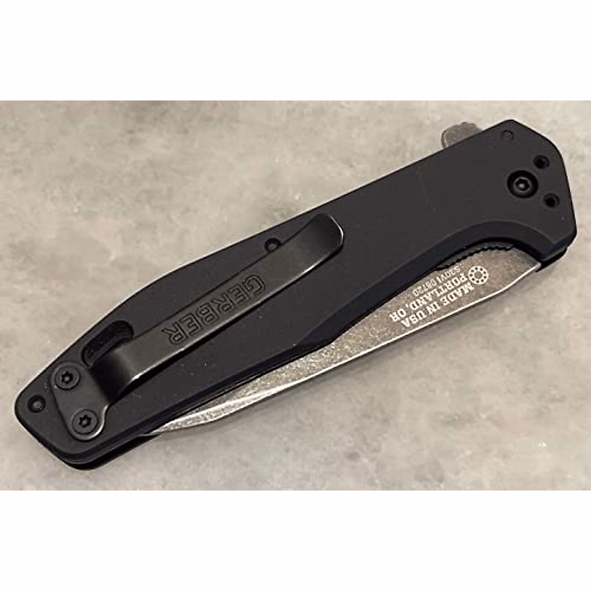 Black Stainless Screws For Gerber Fastball Knife Pivot Handle Pocket Clip 5pcs