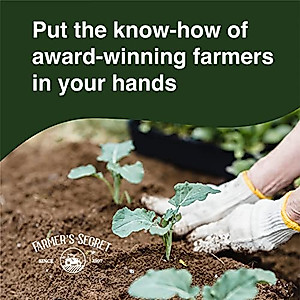 Farmer’s Secret - Soil Revitalizer - Build a Plant-Friendly Foundation - Increase Soil Moisture Retention, Nutrient Availability - 32 Ounces (32oz)
