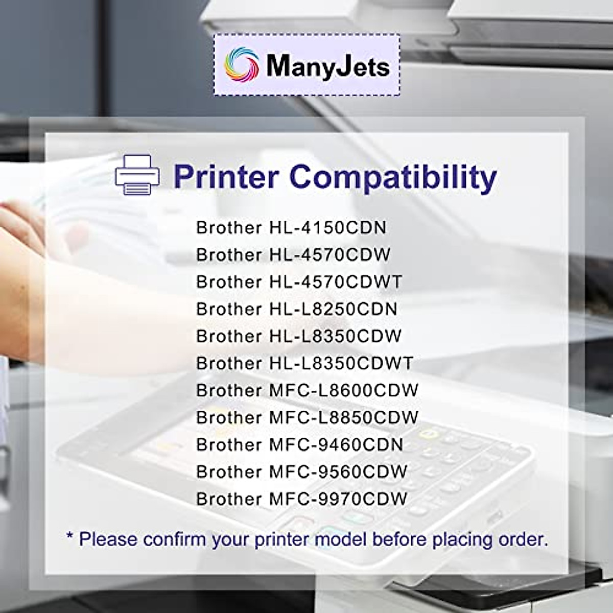 ManyJets TN315 TN336 Compatible Toner Cartridge Replacement for Brother TN315 TN310 TN336 TN331 Use for Brother MFC-9970CDW HL-4150CDN HL-L8250CDN MFC-9460CDN MFC-L8850CDW MFC-9560CDW Printer (4-Pack)