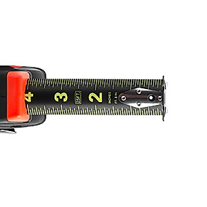 Crescent Lufkin 1-3/16" x 25' Black Widow Black Dual Sided Tape Measure - L1025B