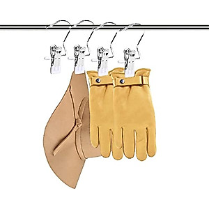 Frezon 15 Pack Boot Hanger for Closet, Laundry Hooks with Clips, Boot Holder, Hanging Clips, Portable Multifunctional Hangers Single Clip Space Saving for Jeans, Hats, Tall Boots, Towels(White)