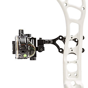 Trophy Ridge Hotwire Archery Bow Sight - 2 Fixed Pins, 1 Adjustable Pin, On Board Allen Key, 2nd Axis Leveling, Right Hand, 0.019 Pin