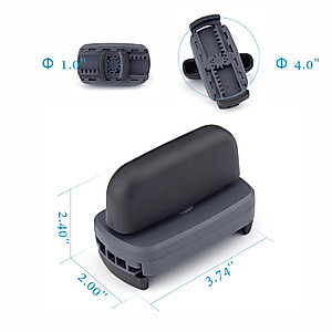 KITCHENDAO Jar Opener for Weak Hands,Easy Grip Adjustable Jar Opener to Open Jars,Non-scratch Rubber Soft-touch Handle, Compact Handheld Easy Open Jar Opener for 1" to 3.9"