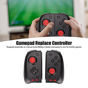 wendeekun Game Console Left Right Controller,Gaming Console Controller for Joy Con,Left Right Programmable Replacement Remote Controller for OLED Gamepad