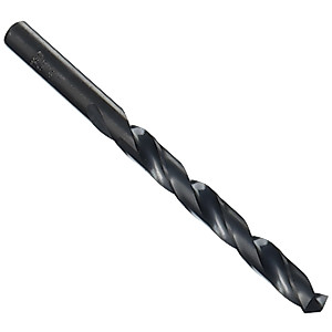 Triumph Twist Drill Co. 011222 11/32 Diameter T1B High Speed Steel Drill, Black Oxide Finish, 6-Pack