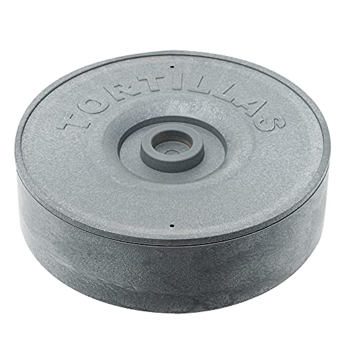 8.5 x 2.3 Inch Tortilla Warmers, 10 Microwave-Safe Tortilla Holders - Lids Included, Insulated, Gray Plastic Tortilla Keepers, Tortilla Servers For Homes and Restaurants, Durable