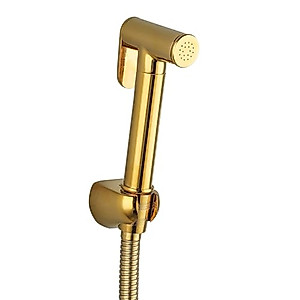 Toilet Faucet Portable Toilet Bidet Sprayer with Single Cold Water Bathroom Shower Valveless (D As Shown)