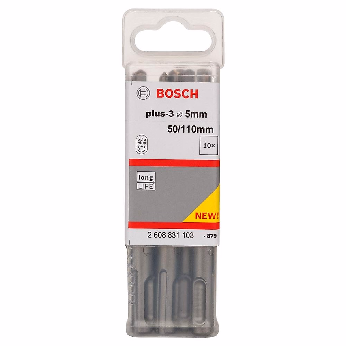 Bosch 2608831029 10x300x360mm Hammer Drill Bit SDS Plus, 3"