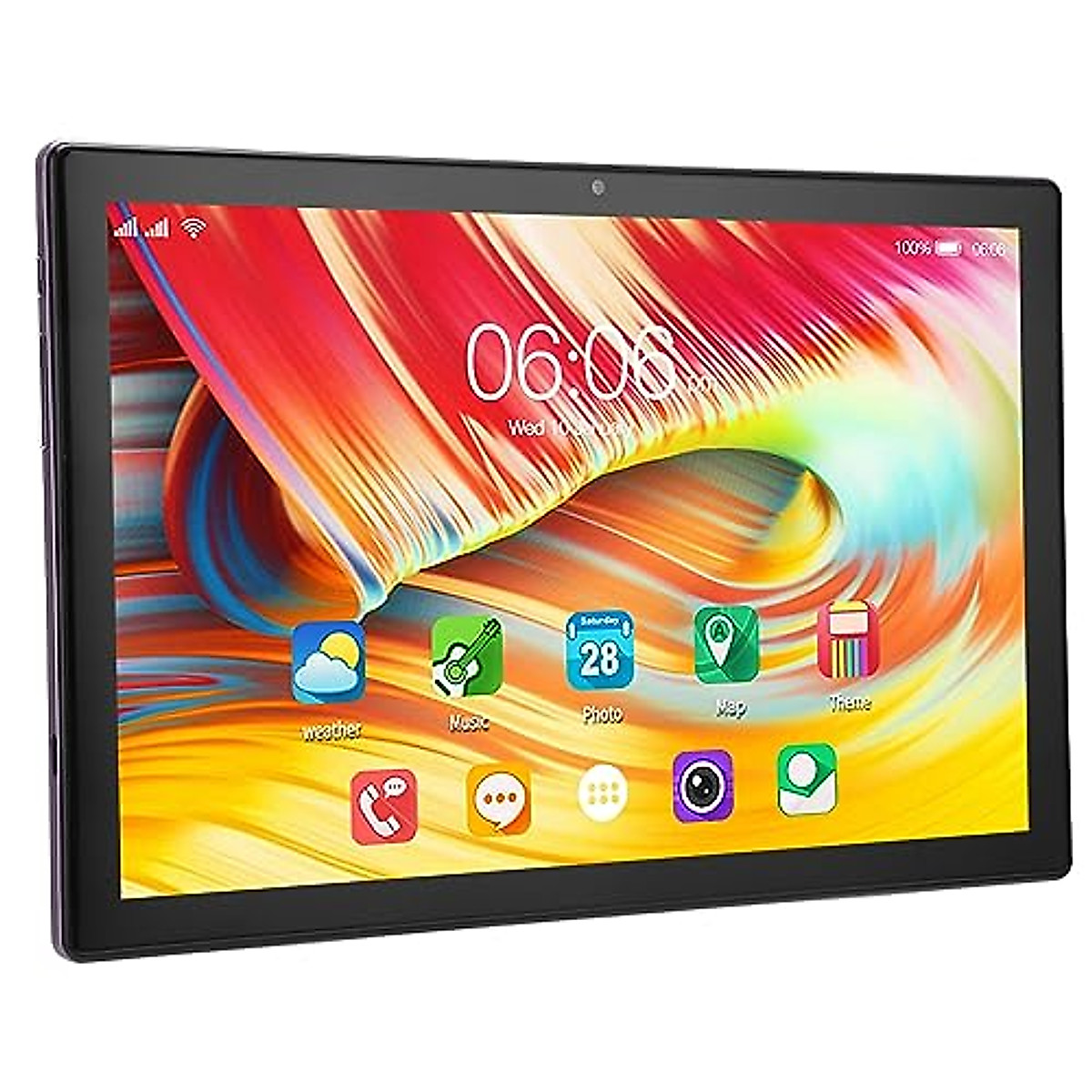 Airshi Business Tablet, 10.1 Inch FHD Gaming Tablet US Plug 100‑240V 8GB RAM 256GB ROM Dual Camera for School (#4)