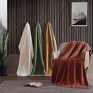 Eddie Bauer Blanket Soft Waffle Weave Bedding, Medium Weight Bedroom Decor, Softens Every Wash, King, Brown